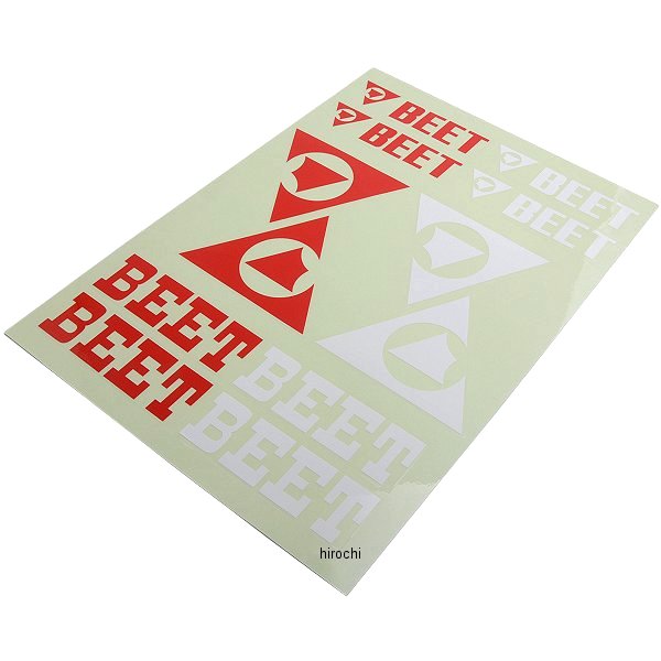 ビート BEET ステッカーシート A4サイズ:A4※耐熱性はありません。熱のかかる所には使用しないでください。※伸縮性がありませんので、曲面に貼る場合はシワになる事があります。A4サイズの透明シートに、3種類のBEET ロゴ及びマークをそ...
