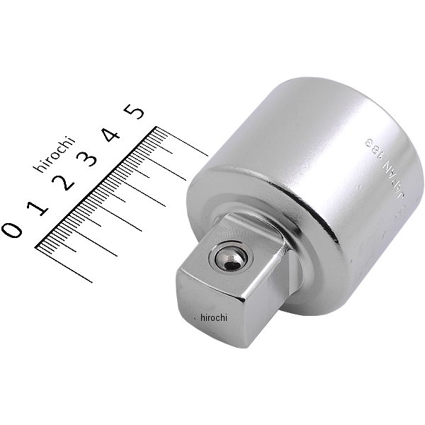 ソケットアダプター 凹差込角 25.4mm (1インチ) 凸差込角 19.0mm (3/4インチ) 長さ 61mm 158楽天 JP店