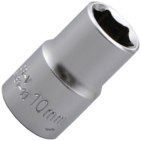 デイトナ 六角ソケット(ショート)6ポイントサイズ:10mm差込:3/8インチD1:14.7mm x D2:16.8mm x L:28mm重さ:25g97731楽天 JP店　