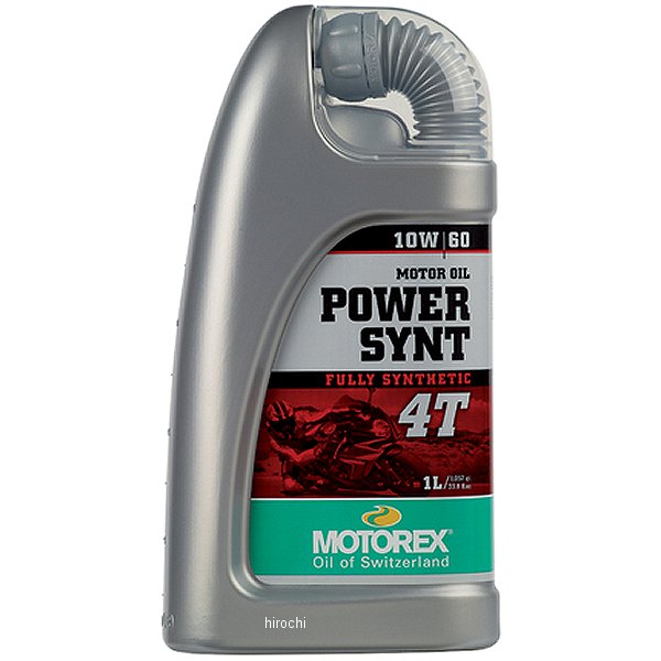 モトレックス MOTOREX POWER SYNT 4T粘度:10W-60用途:4サイクル用エンジンオイル容量:1L基油:100％化学合成油JASO:MAACEA:A3API:SJ【素材】・外装箱:段ボール・容器/ノズル:プラスチック金属表...
