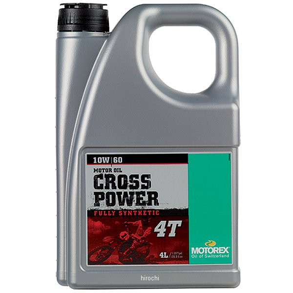 モトレックス MOTOREX CROSS POWER 4T粘度:10W-60用途:4サイクル用エンジンオイル容量:4L基油:100％化学合成油JASO:MAAPI:SG【素材】・外装箱:段ボール・容器/ノズル:プラスチック最新技術で開発され...