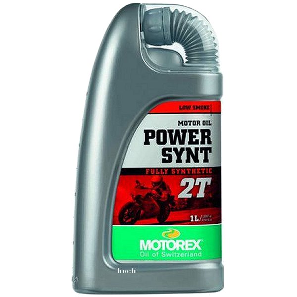 モトレックス MOTOREX POWER SYNT 2T用途:2サイクル用エンジンオイル容量:1L粘度:M/F3基油:100%化学合成油JASO:FD LOW SMOKEAPI:TC97814楽天 JP店　
