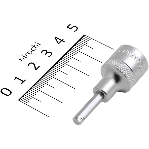 ヘキサゴンソケット インチ 対辺 5/32インチ 長さ 45mm 差込角 9.5mm (3/8インチ) 3HB-05楽天 JP店