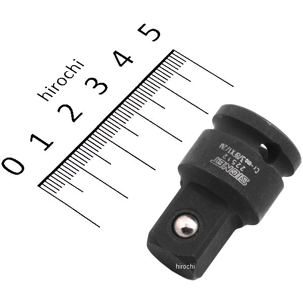 22512 シグネット SIGNET 3/8 インパクトレンチ用アダプタ 3/8凹X1/2凸です。22512-SG楽天 JP店　