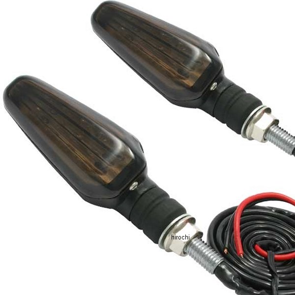 ディーアールシー DRC モトレッド LEDフラッシャー #602汎用カラー:スモーク2個入り【ICリレー】省電力:○ 取付性:△ 部品コスト:○ 対象車両:直流【レジスター】省電力:× 取付性:○ 部品コスト:△ 対象車両:直流/交流モト...