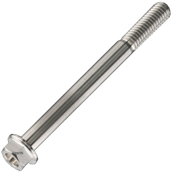 ジータ ZETA チタンフランジボルト汎用タイプ:スタンダード【サイズ】・d:M6 P=1.0・S:8mm・Dc:11mm・K:5.3mm・b:18mm・L:55mm入数:1本入りワイヤリング穴:無し素材:チタン合金 Ti-6AL-4VZT...