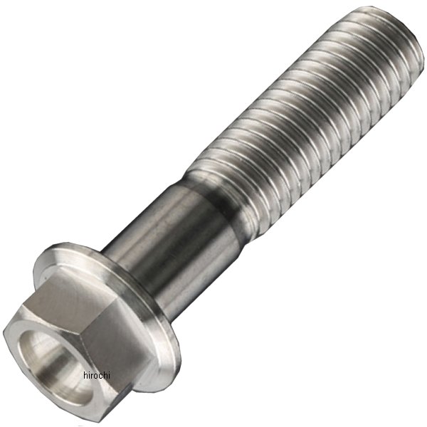 ジータ ZETA チタンフランジボルト汎用タイプ:スタンダード【サイズ】・d:M8 P=1.25・S:10mm・Dc:14mm・K:6.8mm・b:22mm・L:35mm入数:1本入りワイヤリング穴:無し素材:チタン合金 Ti-6AL-4V...