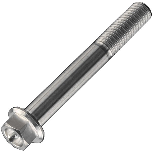 ジータ ZETA チタンフランジボルト汎用タイプ:スタンダード【サイズ】・d:M8 P=1.25・S:10mm・Dc:14mm・K:6.8mm・b:22mm・L:60mm入数:1本入りワイヤリング穴:無し素材:チタン合金 Ti-6AL-4V...