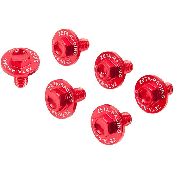 ジータ ZETA フォークガードボルトセット08年-15年 RM-Z450、RM-Z25010年-13年 RMX450Zカラー:赤ZE88-9302楽天 JP店　