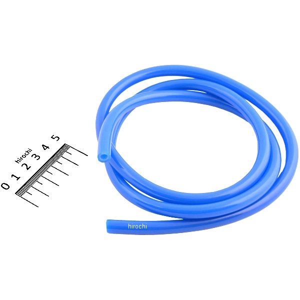 耐油ヒューエルホース汎用内径5mm 外径8mm 全長1m素材:PVCブルー※熱、気候変化に優れていない為、通常のホースよりも硬化が早いです。こまめな交換をお願いいたします105-0852楽天 JP店　