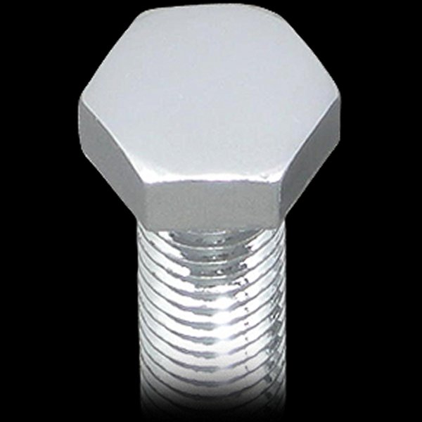 ボルトサイズ:5/16-18×7/8インチ素材:スチール(グレード5)ネジx1本この商品の強度区分はグレード5です。適切な強度区分に従ってご利用下さい。装飾を目的とした厚手のクローム処理がネジ山にも施されております。雌ネジに合わない場合は、...