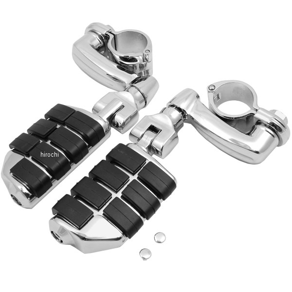 クリアキン Kuryakyn ハイウェイペグ ロングホーン オフセット デューリー クランプ 1.5インチ(38mm)1.5インチ(38mm)径のエンジンガード・長距離ドライブの快適性を提供します。・左右ペア・デューリー ペグ付き。・他のオ...