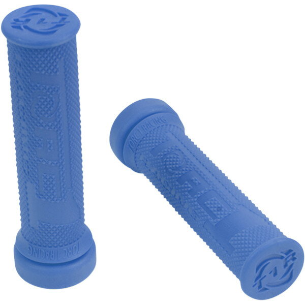 TORC1 ホットラップ グリップカラー：ブルー7/8インチ(約22.2mm)径ハンドルバー用フルダイヤモンドパターンデザインサムスロットルに対応グリップグルー付き左右ペア4500-0300楽天 JP店　