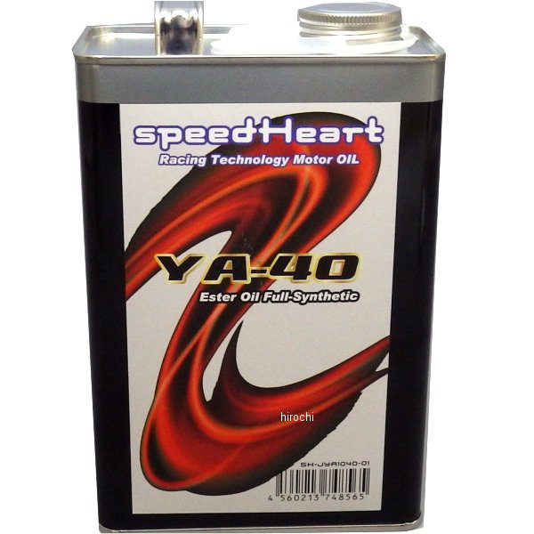 スピードハート speedHeart 4ST エンジンオイル YA-40 10W-40粘度:10W-40容量:20Lオイル:100％化学合成油ベースオイル:コンプレックスエステル採用JASO:MA Performance (※MA相当品)ス...