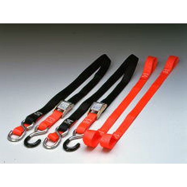 タイダウンベルト汎用カラー:ブラック/オレンジ入数:2本【サイズ】・タイダウンベルト全長:1650mm・アシストベルト全長:530mm・幅1.0インチ【仕様】・許容重量:1400ポンドT1010XO楽天 JP店