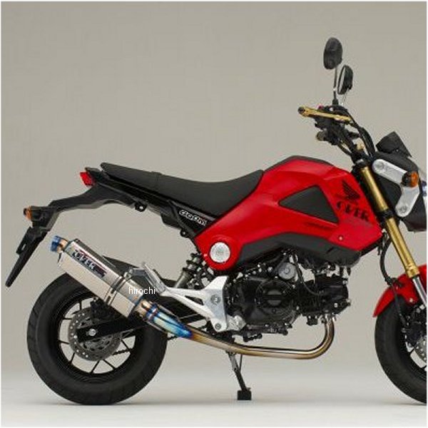 オーヴァー OVER フルエキゾースト TTフォーミュラ13年-15年 ホンダ グロム【素材】・エキパイ:チタン・テールパイプ:チタン・サイレンサー:チタン【サイズ】・エキパイ:φ35・テールパイプ:φ50.8・サイレンサー:TT-F L3...