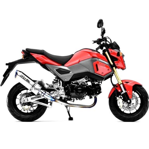 オーヴァー OVER フルエキゾースト TTフォーミュラ RS13年-15年 ホンダ グロム17年-20年 ホンダ グロム16年 ホンダ グロムMSX125SFチタンエキパイ:φ35チタンテール:φ50.8チタンサイレンサー:TT-F RS...