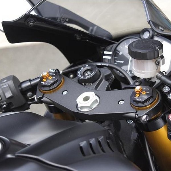 オーヴァー OVER ハンドルキット スポーツライディング17年以降 YZF-R6カラー:ブラック・高さ調整:2ポジション(純正バー高さより＋42．5mm/＋37．5mm)・ハンドル垂れ角:5度(純正11度)・純正より約15mm前方へオフセ...