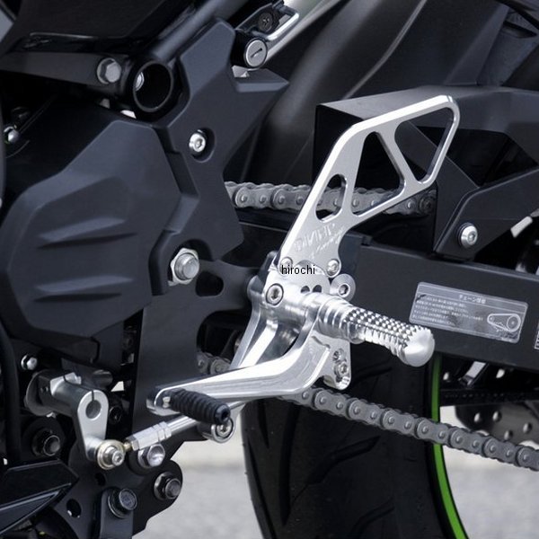 オーヴァー OVER バックステップ 4ポジション18年 Ninja400カラー:シルバー【4ポジション】・40mmバック/50mmアップ・40mmバック/60mmアップ・30mmバック/60mmアップ・30mmバック/50mmアップ【仕様...