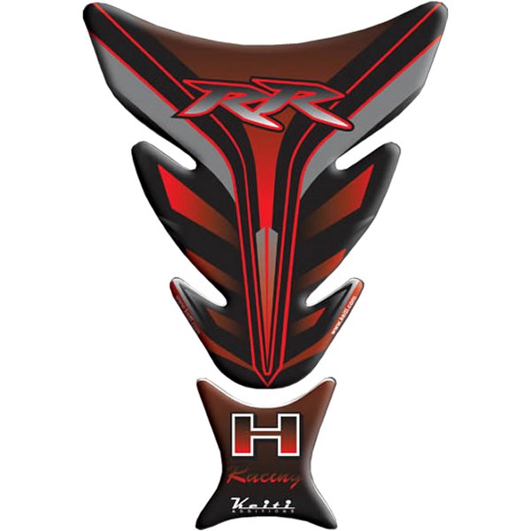 ケイティ Keiti タンクパッド ホンダ Road Racing レッド17.5X22.0cmのロングサイズでタンク形状に合わせてフレキシブルに対応します。ホンダTHD205R楽天 JP店