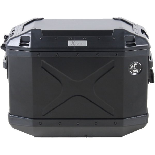 素材：アルミ＋強化プラスチック色：ブラックサイズ：H:380xW:480xD:220（mm）XPLORER サイドケース 30L 左側のみ車輌装着には専用ステーが必要です。※汎用品ですのでマフラー等に干渉する場合があります。※本製品は完全防...