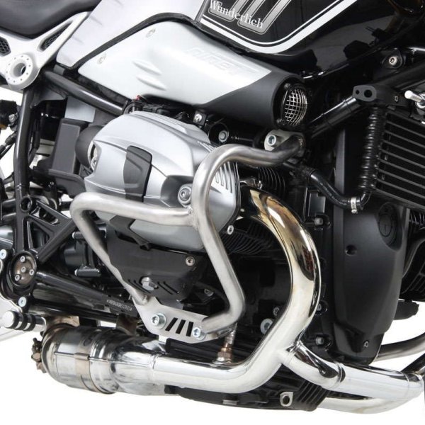 ヘプコアンドベッカー HEPCO&BECKER エンジンガード14年-21年 BMW R NineT素材：スチール色：シルバー※取り付けには多少の加工が必要な場合があります。※エンジンガードは転倒時の損傷を軽減することを目的としておりますが...