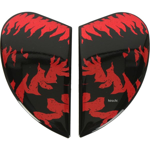 アイコン ICON サイドプレート AIRFORM LYCANカラー:レッドAIRFORM LYCAN用0133-1231楽天 JP店