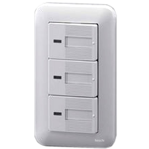 製造元：パナソニック定格容量：15A・100Vサイズ：70(W)×32.7(D)×120(H)mmスイッチ：3個仕様：片切EA940CF-143楽天 JP店　