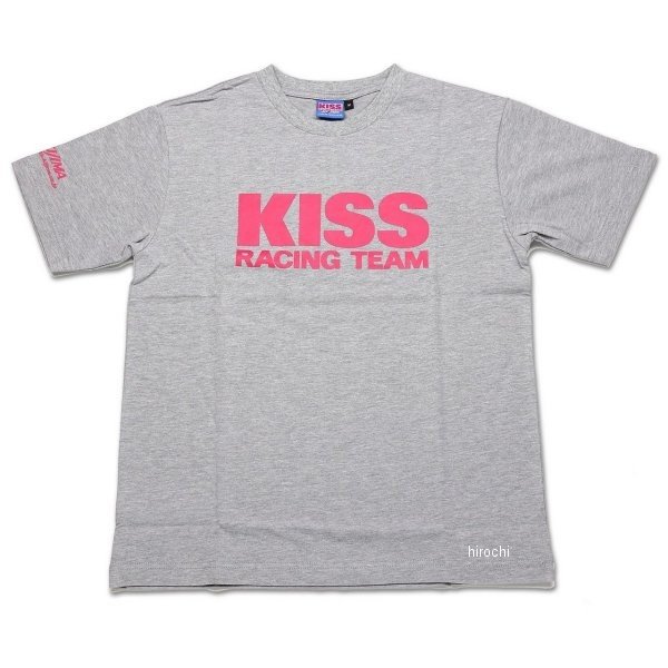 KISS Racing Team Tシャツサイズ:レディースMカラー:グレーシャツのフロントプリントにはKISS RACING TEAMロゴ、ネックタグにはデフォルメされたSDチームライダー、右肩にはワークス仕様のロゴをリファインしたモデル...