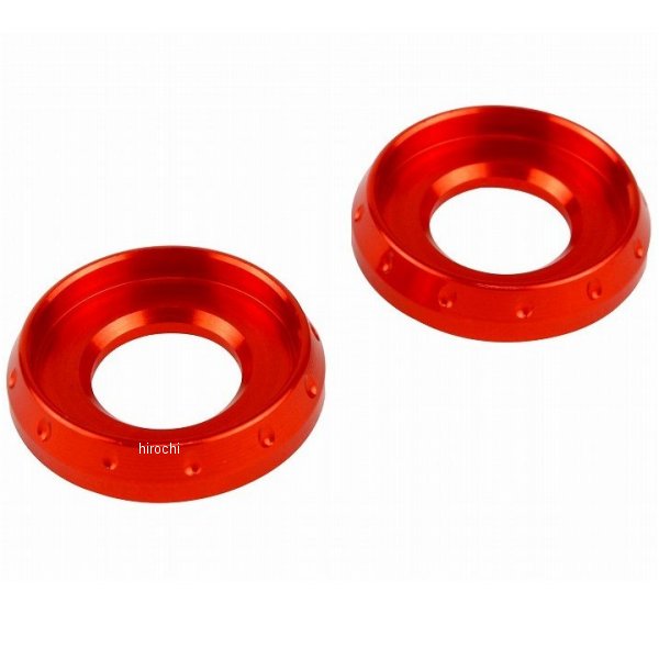 ポッシュ POSH NASAワッシャー M10カラー:ディープオレンジ【サイズ】外径:21.5mm/厚み:4.5mm【使用箇所・用途(-用)】M10用【入数】2個入厚みを抑えた薄型のアルミ削り出しワッシャーです。M10のボタンキャップボルト...