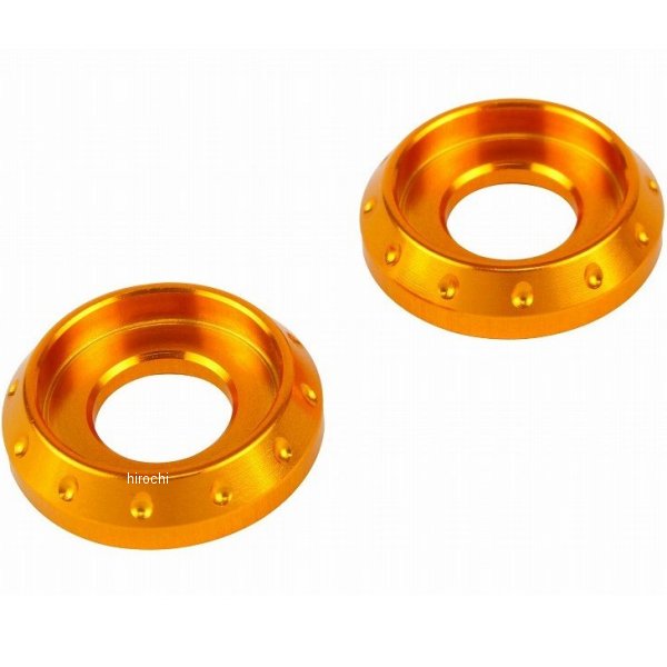 ポッシュ POSH NASAワッシャー M8カラー:ゴールド【サイズ】外径:18.8mm/厚み:4.5mm【使用箇所・用途(-用)】M8用【入数】2個入厚みを抑えた薄型のアルミ削り出しワッシャーです。M8のボタンキャップボルト (頭外形:1...