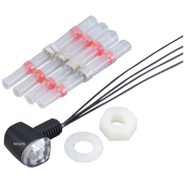 キジマ テールランプ Nano LED レッド 12V0.2/0.9w 1個入りボディーサイズ 9.8×9.8×14.2mmの極小LEDテールランプ。サイズからは想像出来ないほどの発光量で視認性も抜群です。Eマーク取得済（50R)なので車検...