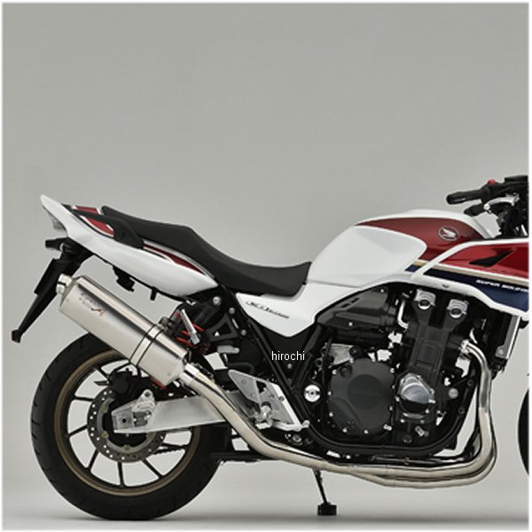 ヤマモトレーシング フルエキゾースト18年-20年 ホンダ CB1300SB18年-20年 ホンダ CB1300SF素材/レイアウト:チタン4-1 アップタイプサイレンサー:チタン三角形×400音量:93db/3625rpm加速騒音:78d...