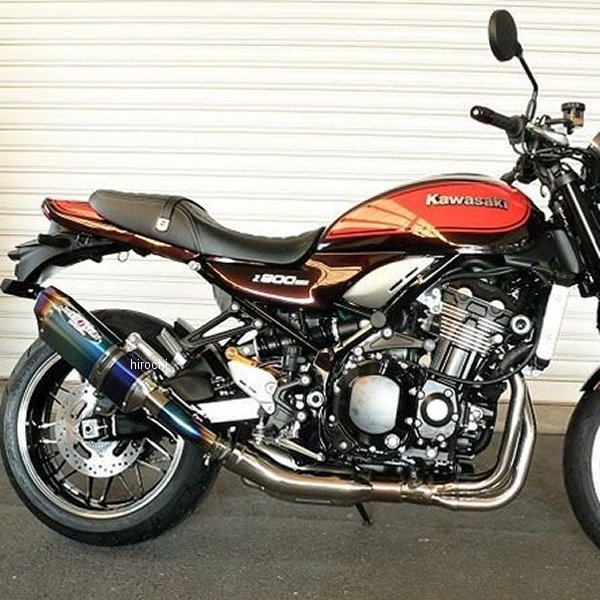 ビート BEET スリップオンマフラー ナサートエボリューション TYPE218年-22年 カワサキ Z900RS18年-22年 カワサキ Z900RS CAFEカラー:ブルーチタン近接排気騒音 91db(社内測定値)重量 2.0kg(ST...