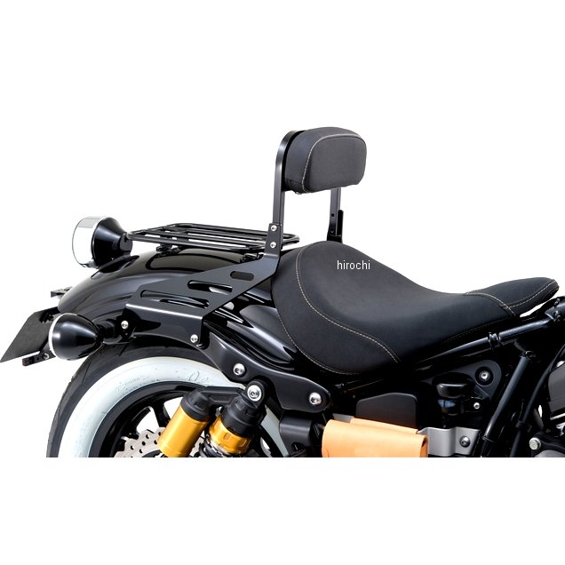 デイトナ リバーシブルバックレスト/BOLT14年-16年 ヤマハ XVS950CU BOLT-R14年-20年 ヤマハ ボルト17年-21年 ヤマハ ボルトR1台2役。タンデム用にもライダー用にもなるバックレストが登場。ボルトを抜いてサイ...