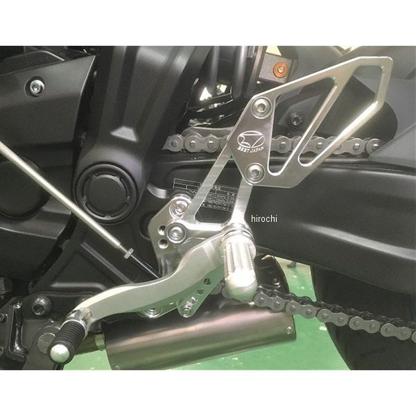 ビート BEET バックステップ18年-20年 ヤマハ MT-0717年 ヤマハ MT-07A18年-21年 ヤマハ XSR700 ABSカラー:シルバーポジション(最大4箇所のポジション選択が可能)・Back 40mm・Up 20mm・B...