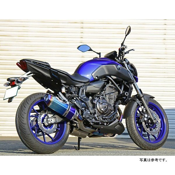 ビート BEET フルエキゾースト ナサートエボリューション TYPE218年-20年 ヤマハ MT-07カラー:ブルーチタン音量 近接排気音 90db(排ガス試験成績書付属)重量 5.0Kg(STD 7.0Kg)ノーマル比約29％の軽量化...