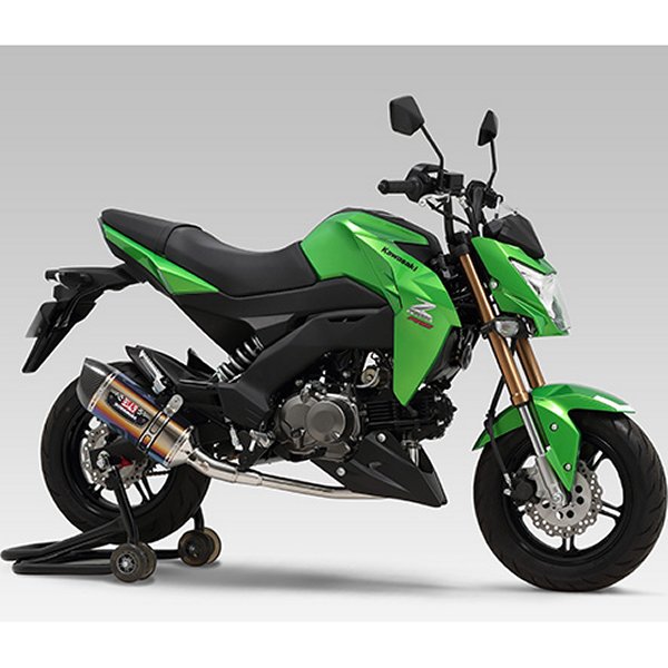 ヨシムラ フルエキゾースト R-77S 機械曲サイクロン EXPORT SPEC16年-21年 カワサキ Z125Proマフラーを装着する際は、ノーマルのカウルに一部加工が必要となります。■JMCA認証マフラー■排ガス規制適合品、騒音規制適...