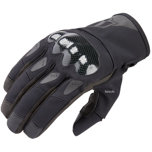 アイコン ICON グローブ STORMHAWKサイズ:Mカラー:ブラック【仕様説明】STORMHAWK GLOVE（防水）全体Ripstopポリエステル生地、手のひらAx Laredo素材春夏秋スリーシーズン向け安全認証 EN13594:...