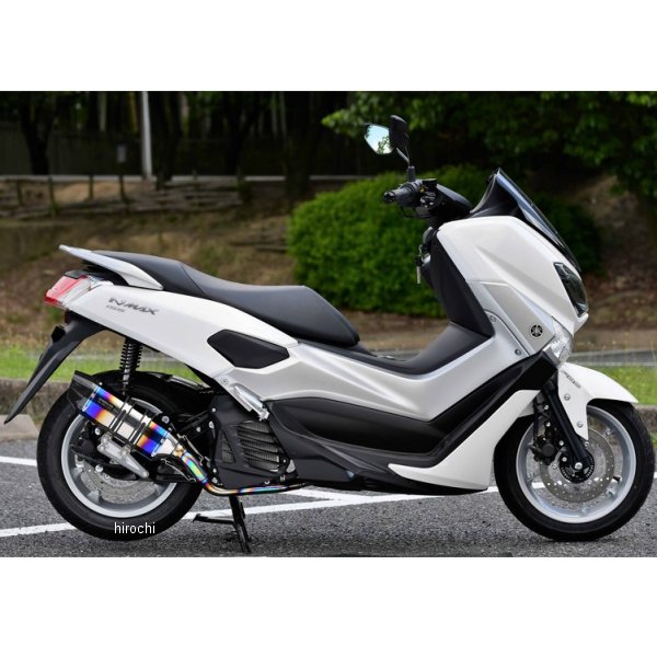 ビームス BEAMS フルエキゾースト CORSA-EVO2ヤマハ NMAX155 2BK-SG50Jサイレンサー:ヒートチタン重量:2.45kg(純正:4.85kg)音量:85.0db(純正:80.0db)センタースタンド:〇フィラーキャ...