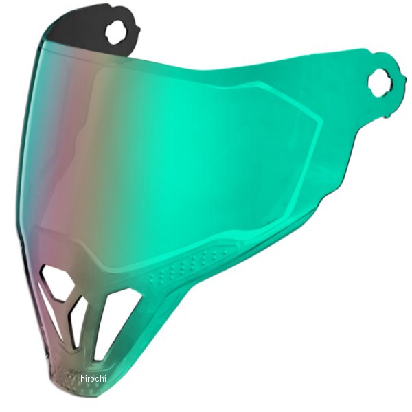 アイコン ICON シールド AIRFLITE FORCEカラー:グリーンフォースシールドはエアーフライトヘルメット専用です。迫力ある立体的な表面とより洗練された口元カットオフ部分のデザイン。予め曇り止め加工が施されている為、シールド内側を...