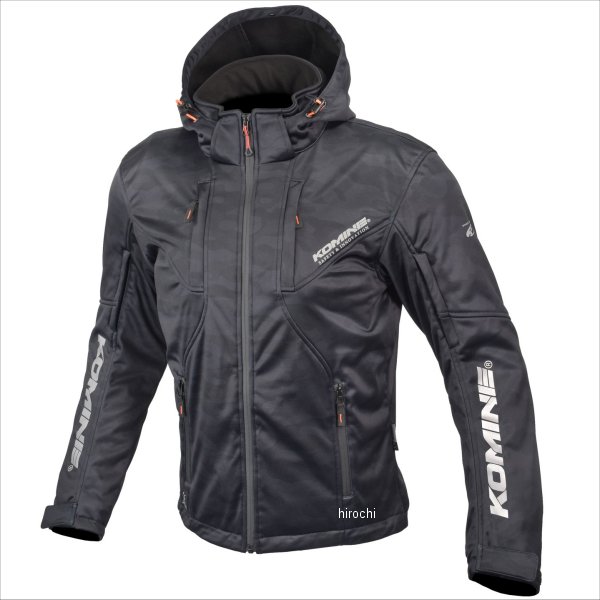 コミネ KOMINE 秋冬モデル P S-SHELL S パーカー 女性用サイズ:WLカラー:コミネ ブラックカモ標準装備プロテクター:肩、肘、背中、胸取付可能プロテクター:腰横【素材】ポリエステル【仕様説明】防風性と保温性に優れるソフトシ...