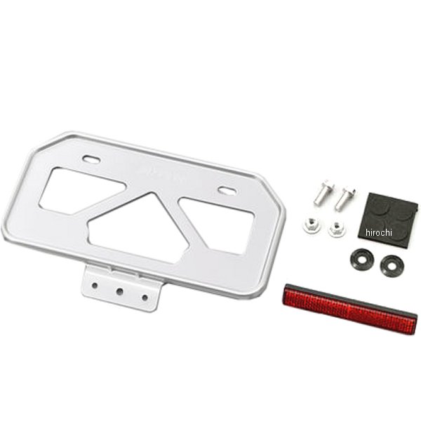 デイトナ ナンバープレートホルダーM+ リフレクターカラー:クリアサイズ:Mタイプ:原付用山型【付属品】・アルミナンバープレート×1・リフレクター×1・フランジスペーサー×2個・フランジボルト(M6×15mm)×2個・フランジナット(M6)...
