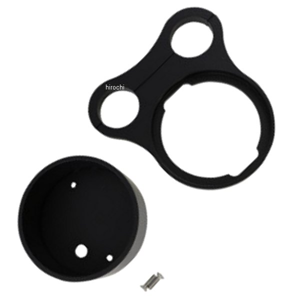 DRAG Specialties ドラックスペシャリティーズ 1.5インチTバーゲージマウントカラー:ブラックビレットアルミニウム構造2ピースクランプオンデザインほとんどの1-1/4 "Tバーと3-1/2 "オンセンター・プルバック・ライザ...