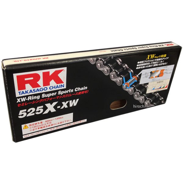 RKジャパン 525X-XW-100 スタンダードシリーズ チェーン01年-03年 MONSTER S4 (モンスター)ST4 S06年 PAUL SMART1000LE (ポールスマート)03年 MONSTER 1000S (MONSTE...