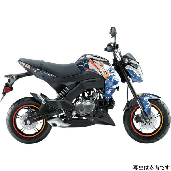 Dcor Visuals グラフィックキット18年-23年 カワサキ BR125 Z125 PRO デザイン（カラー）：ウェーブ20-20-324楽天 JP店　