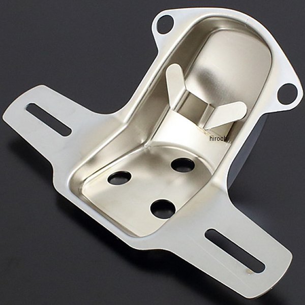 ピーエムシー PMC ナンバープレートブラケットホンダ CB750Four K1K1用小型テールランプ用スティール製クロームメッキ仕上げブラケット。K0用の3穴仕様とK1用の4穴仕様の2ラインナップ。もちろんリアフェンダーの穴開け加工を施せ...
