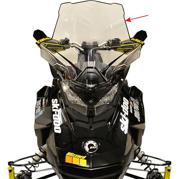 パワーマッド PowerMadd ウインドシールド コブラ 22インチ Ski-Doo GEN422年 Ski-Doo Renegade X-RS with Comp Package E-TEC 600R 22年 Ski-Doo Summi...