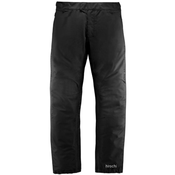 アイコン ICON 春夏モデル パンツ PANT PDX3 CEサイズ:XSカラー:ブラック・ICONオーバーパンツ・Hycor透湿防水生地・300Dポリエステル生地で補強・リフレクター・脱着可能D3Oプロテクター装備(膝)EN 1621-...