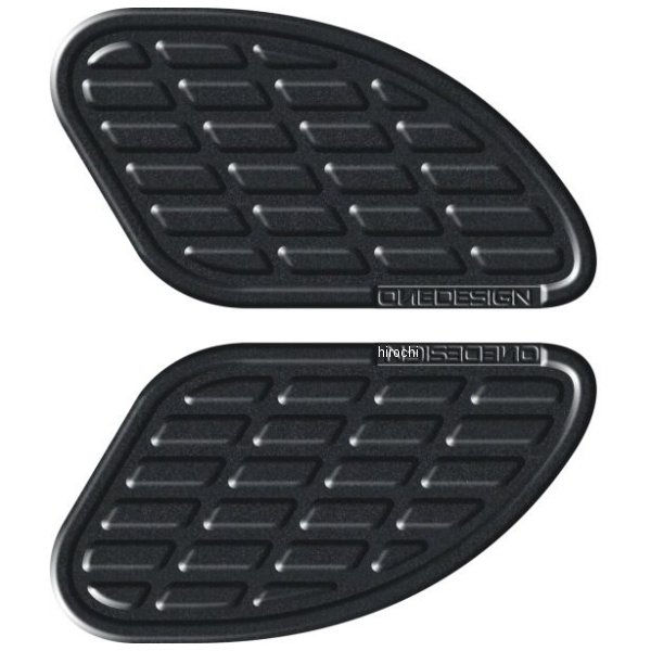 ワンデザイン ONEDESIGN ニーパッド ラウンドサイズ:170x93mmカラー:ブラック材質:PVC+フォームタンク側面に貼り付けるフィルムはバイク本来のデザインを損ないません。丸みを帯びたデザインが配置されており、パンツへのダメージ...
